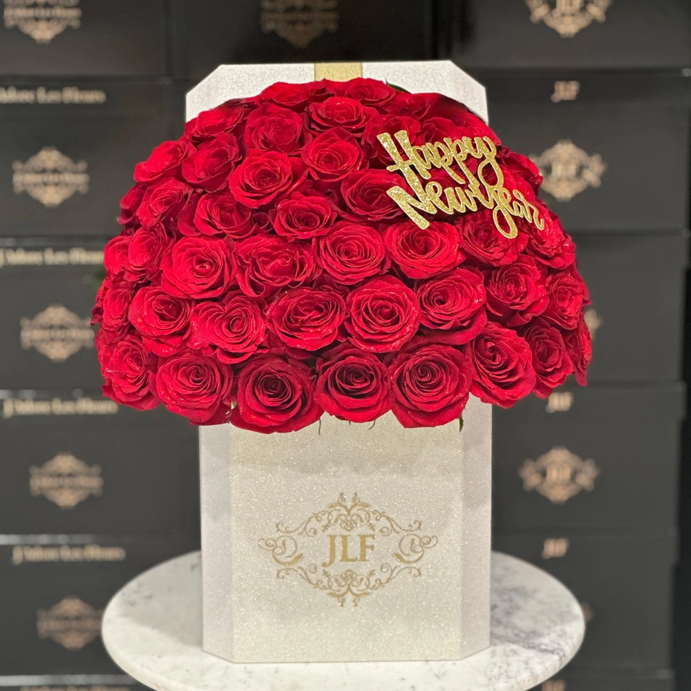 Happy New Year Roses - JLF Florist
